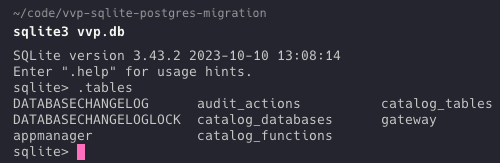 How to migrate the metadata persistence of the Ververica Platform from SQLite to Postgres ...